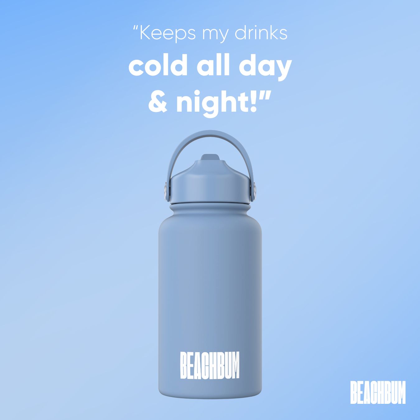 How Insulated Water Bottles Keep Your Drink Cool – BEACHBUM®