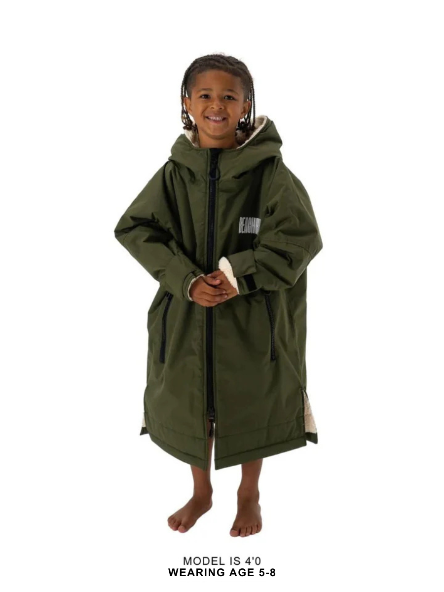 KIDS OLIVE GREEN BROBE | by BEACHBUM® KIDS UK