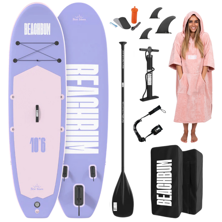Malibu Sky Purple Paddle Board - by BEACHBUM SUP® – BEACHBUM®